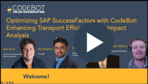 Webinar - CodeBot for SAP SuccessFactors